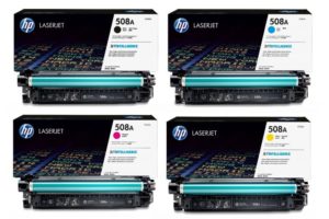 Original 4 Colour HP 508A Toner Cartridge Multipack - CF360A/CF361A ...